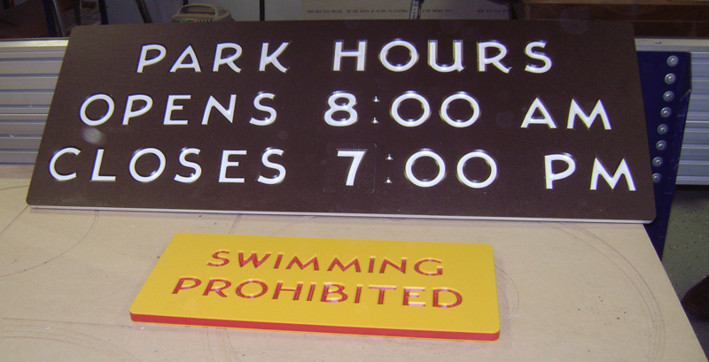 park-signs – Top CNC Router Manufacturer | ShopBot Tools | Made in USA