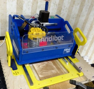 Handibot printing the half tone photo – Top CNC Router Manufacturer ...