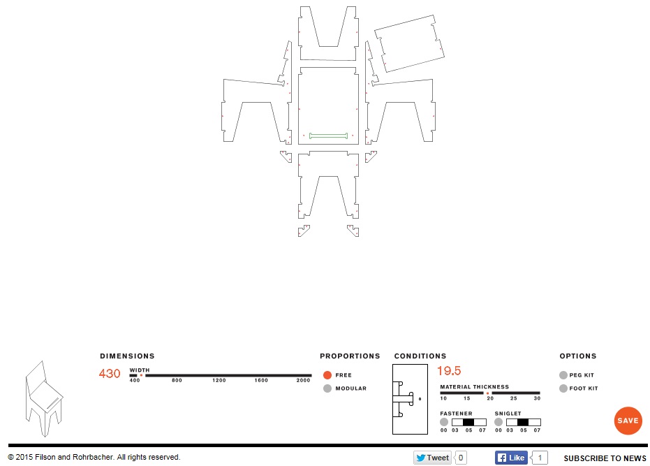 parametric chair – Top CNC Router Manufacturer | ShopBot Tools | Made ...