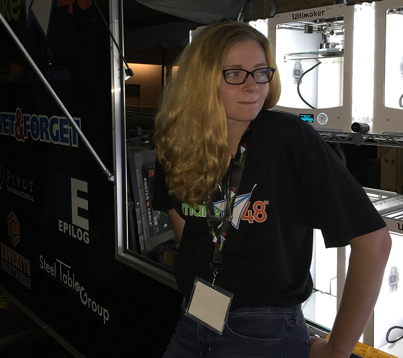 Make48_Sarah – Top CNC Router Manufacturer | ShopBot Tools | Made in USA