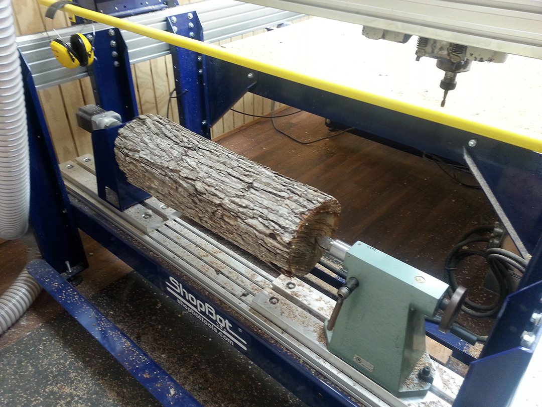 12 Inch Rotary Indexer Example – Top CNC Router Manufacturer | ShopBot Tools | Made in USA